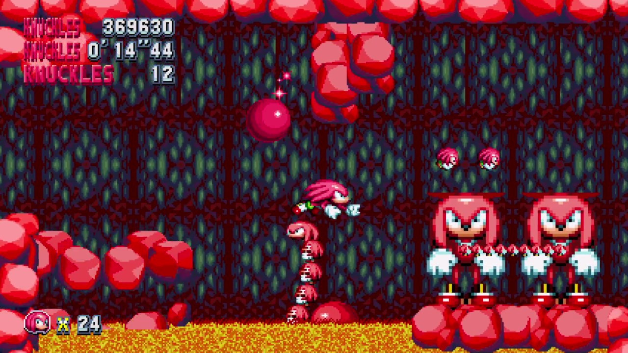 Knuckles Mania & Knuckles Plus Knuckles Mod for Sonic Mania | SM Mods