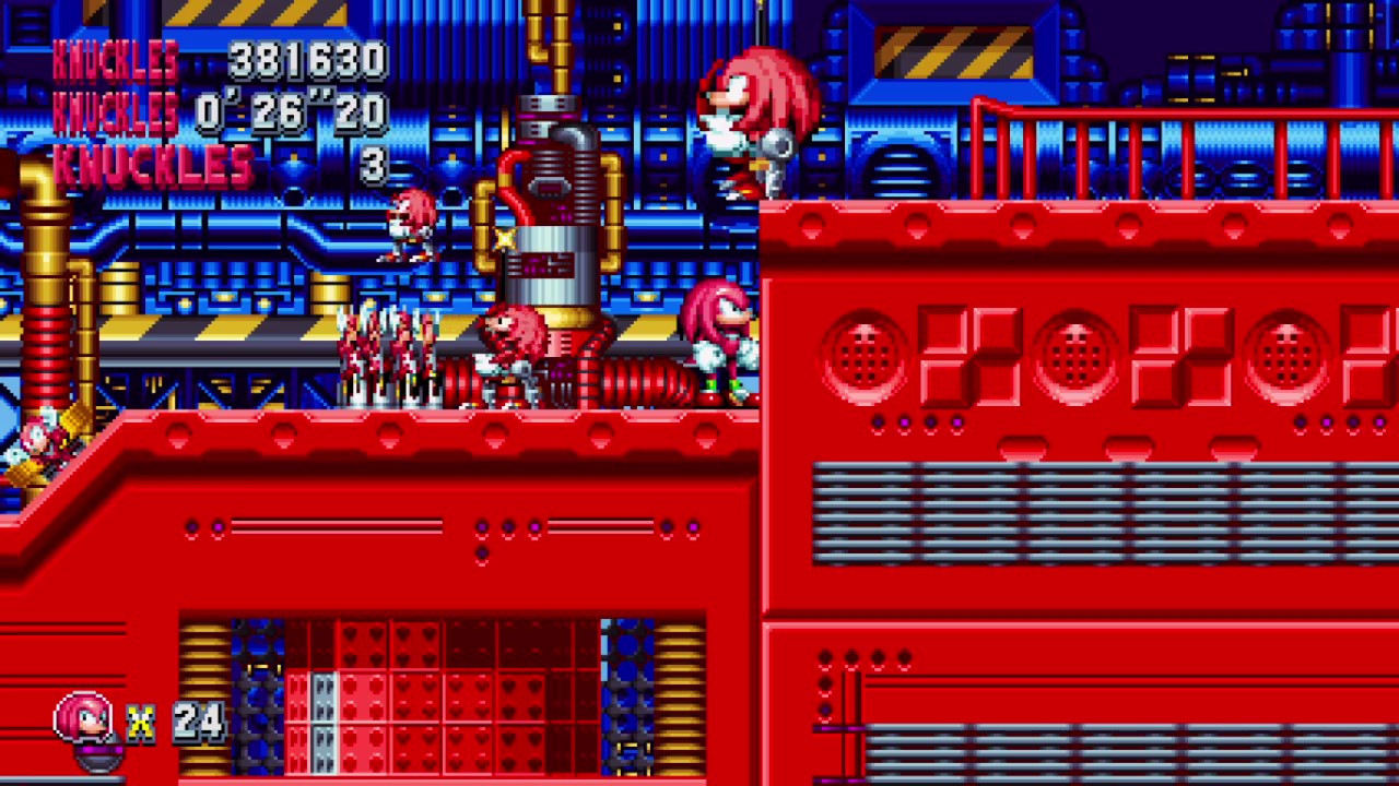 Knuckles Mania & Knuckles Plus Knuckles Mod for Sonic Mania | SM Mods