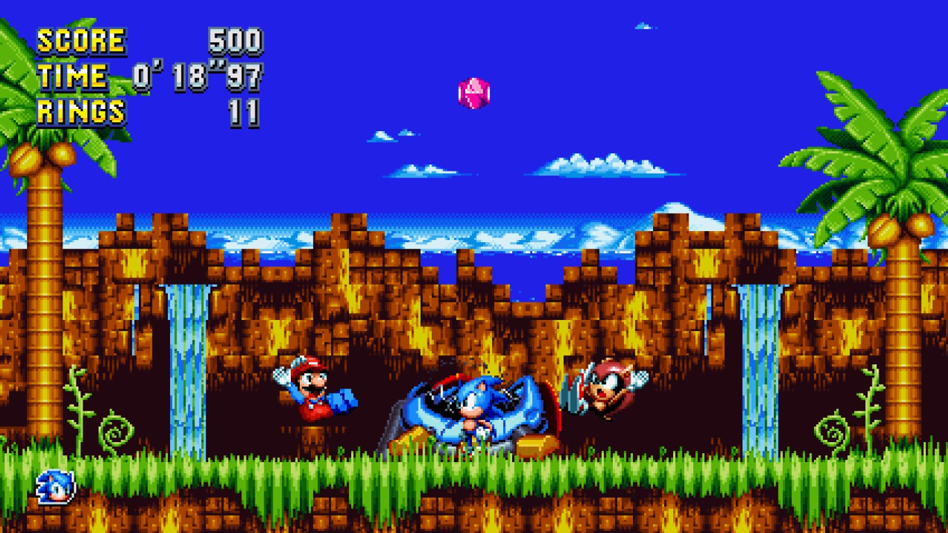 Cape Mario in Sonic Mania Plus Mod for Sonic Mania | SM Mods