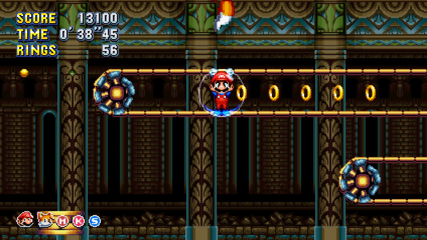 Cape Mario in Sonic Mania Plus Mod for Sonic Mania | SM Mods