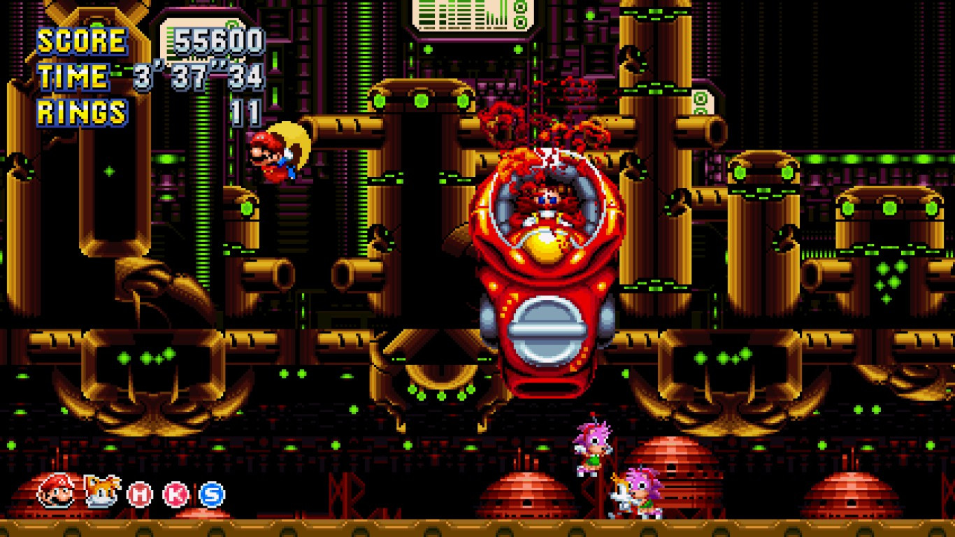 Cape Mario in Sonic Mania Plus Mod for Sonic Mania | SM Mods