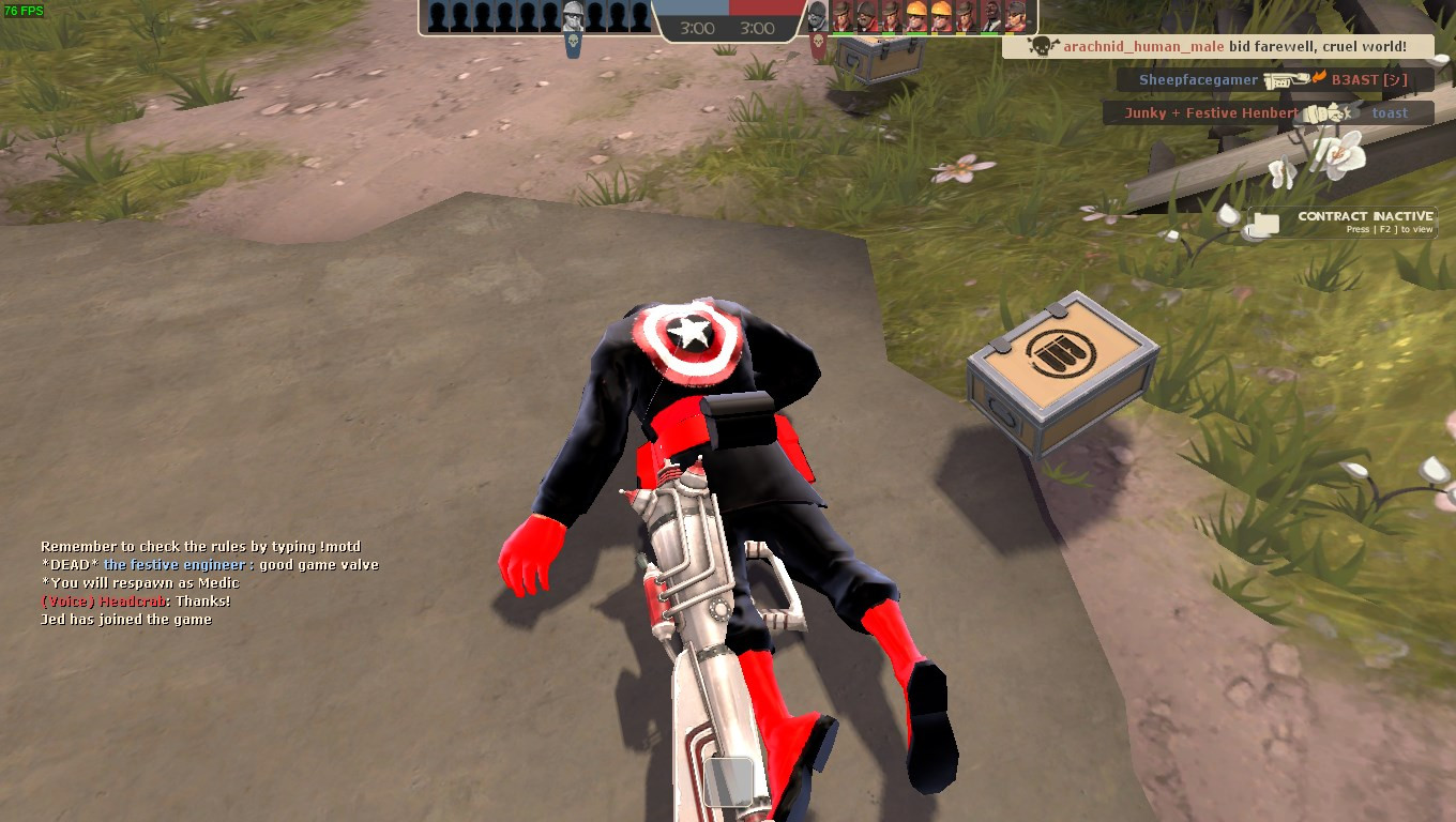 TF2 captain america [Team Fortress 2] [Mods]