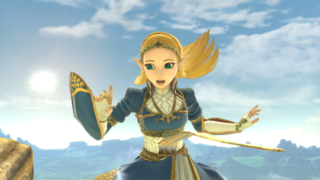 Breath of the Wild Princess Zelda Mod for Super Smash Bros. Ultimate ...