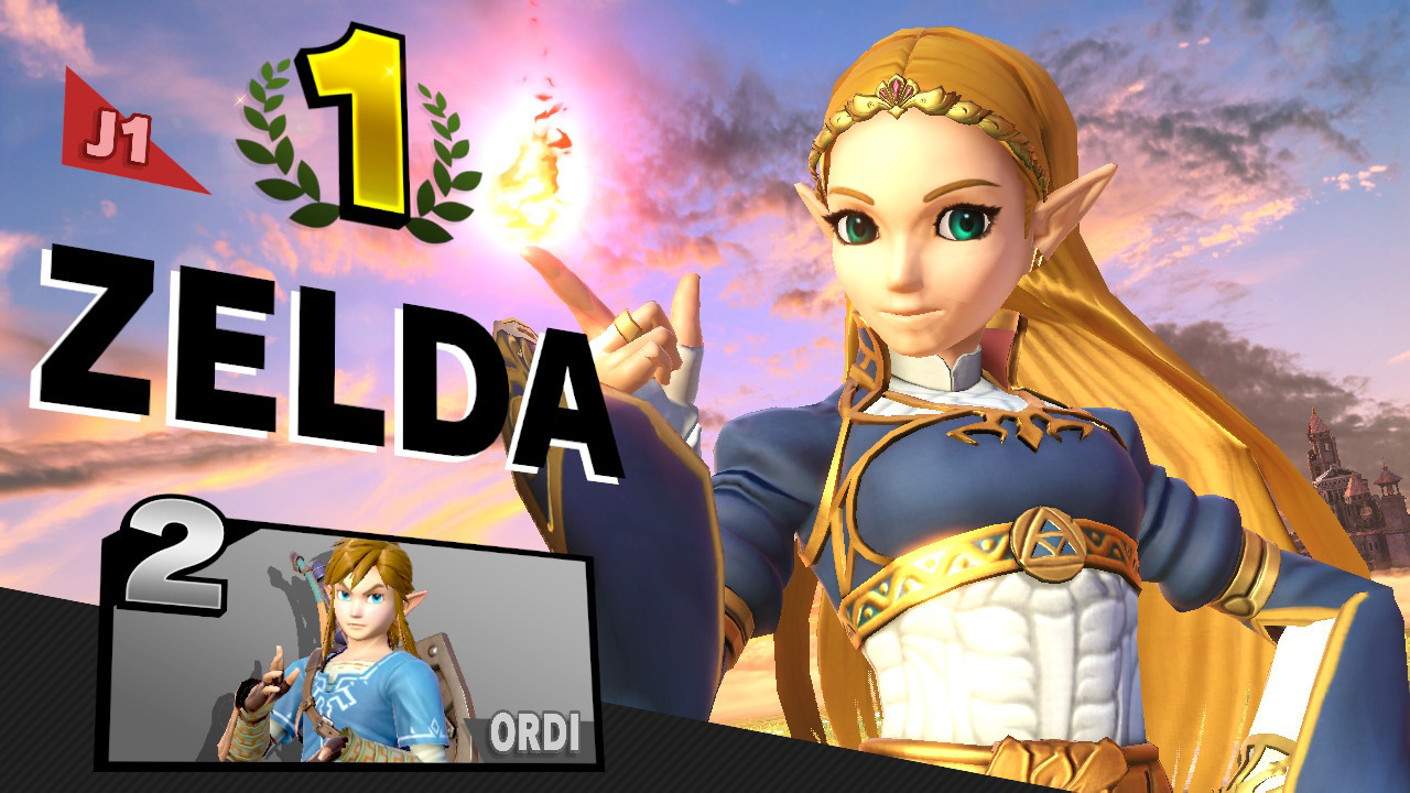 Breath of the Wild Princess Zelda Mod for Super Smash Bros. Ultimate ...