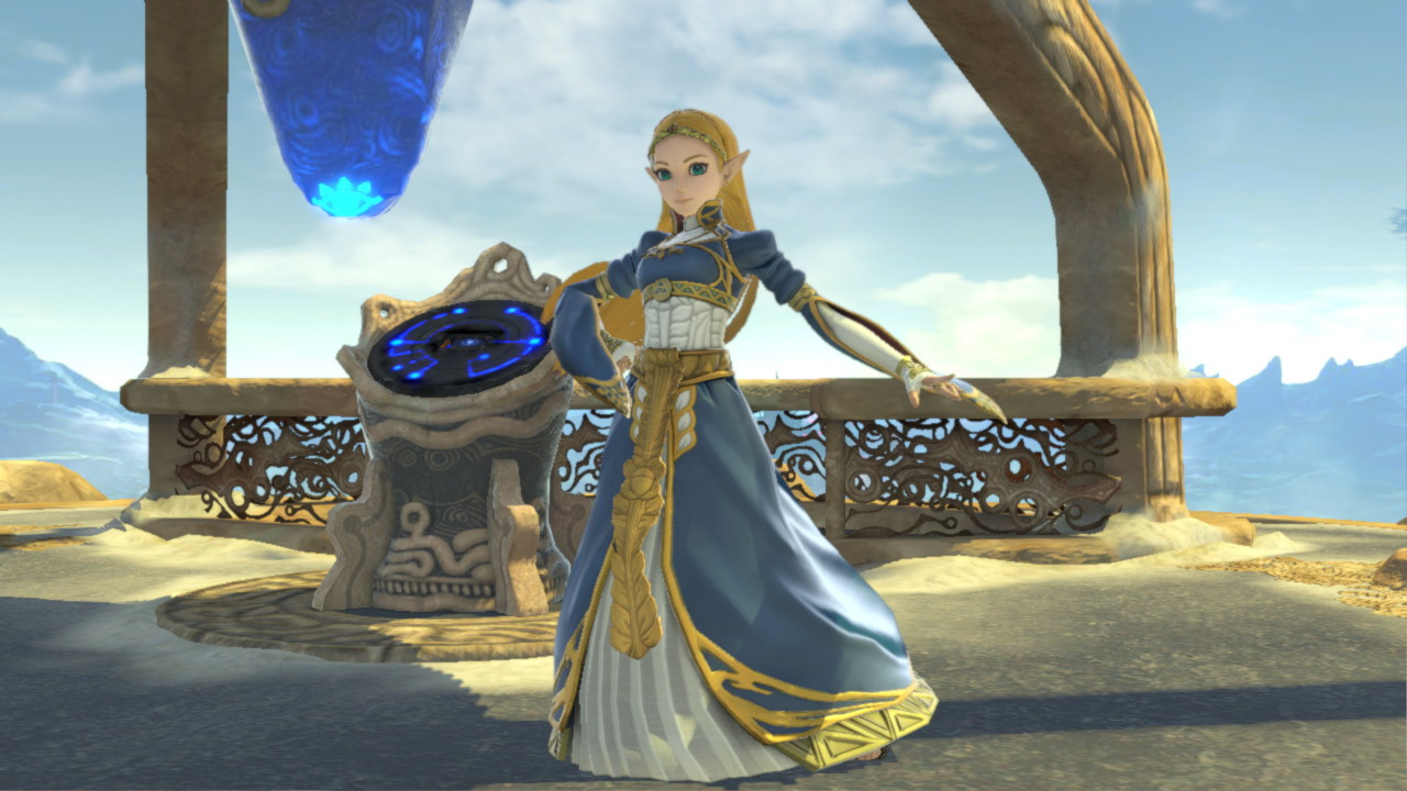 Breath of the Wild Princess Zelda Mod for Super Smash Bros. Ultimate ...