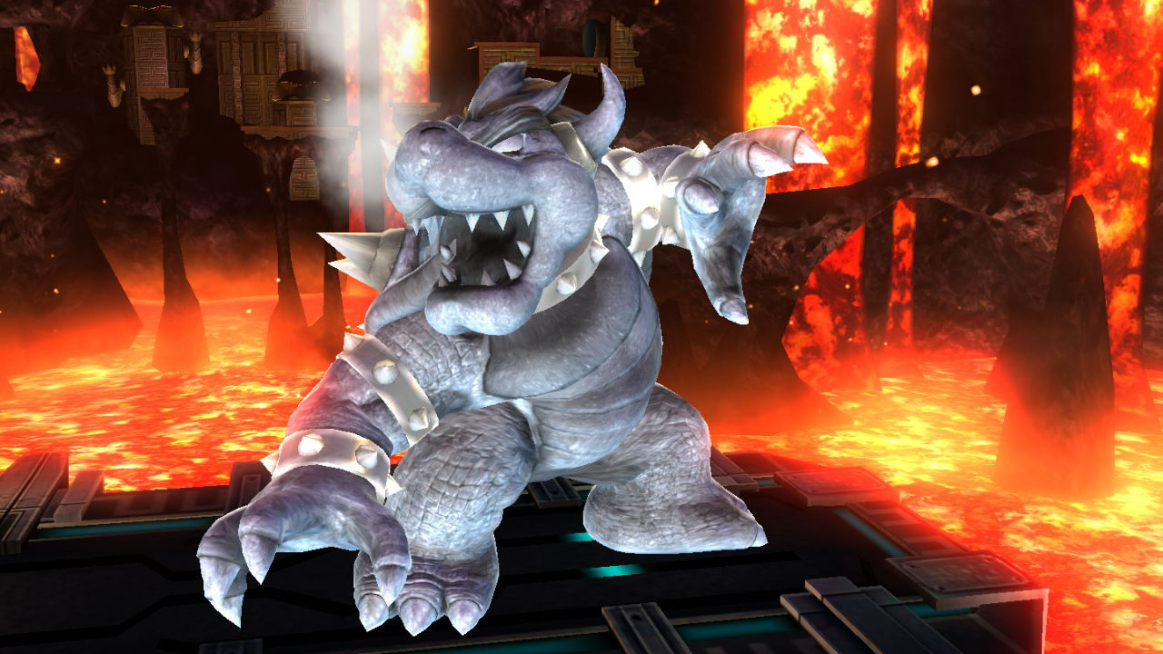 Bowser statue Mod for Super Smash Bros. (Wii U) | SSB4U Mods