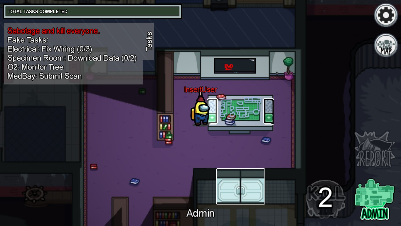 Custom Buttons Mod for Among Us | Among Us Mods