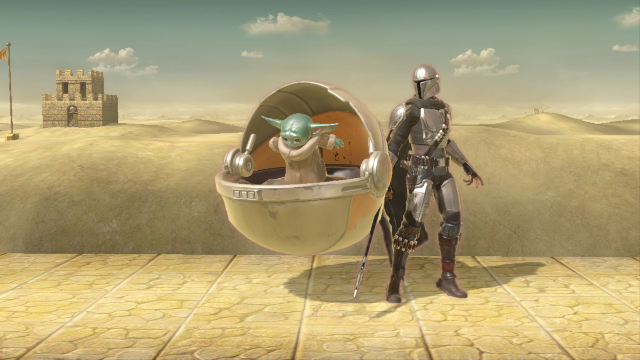 The Mandalorian and Grogu Mod for Super Smash Bros. Ultimate | SSBU Mods