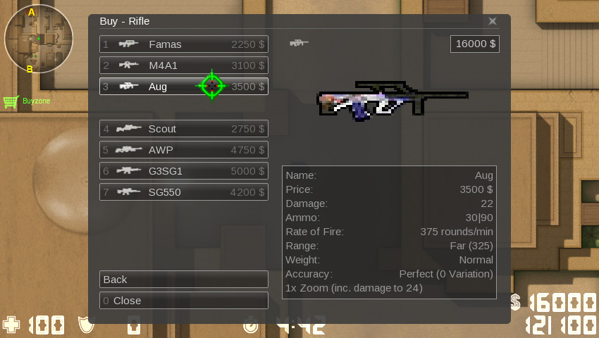 AUG Akihabara Accept Final [CS2D] [Mods]