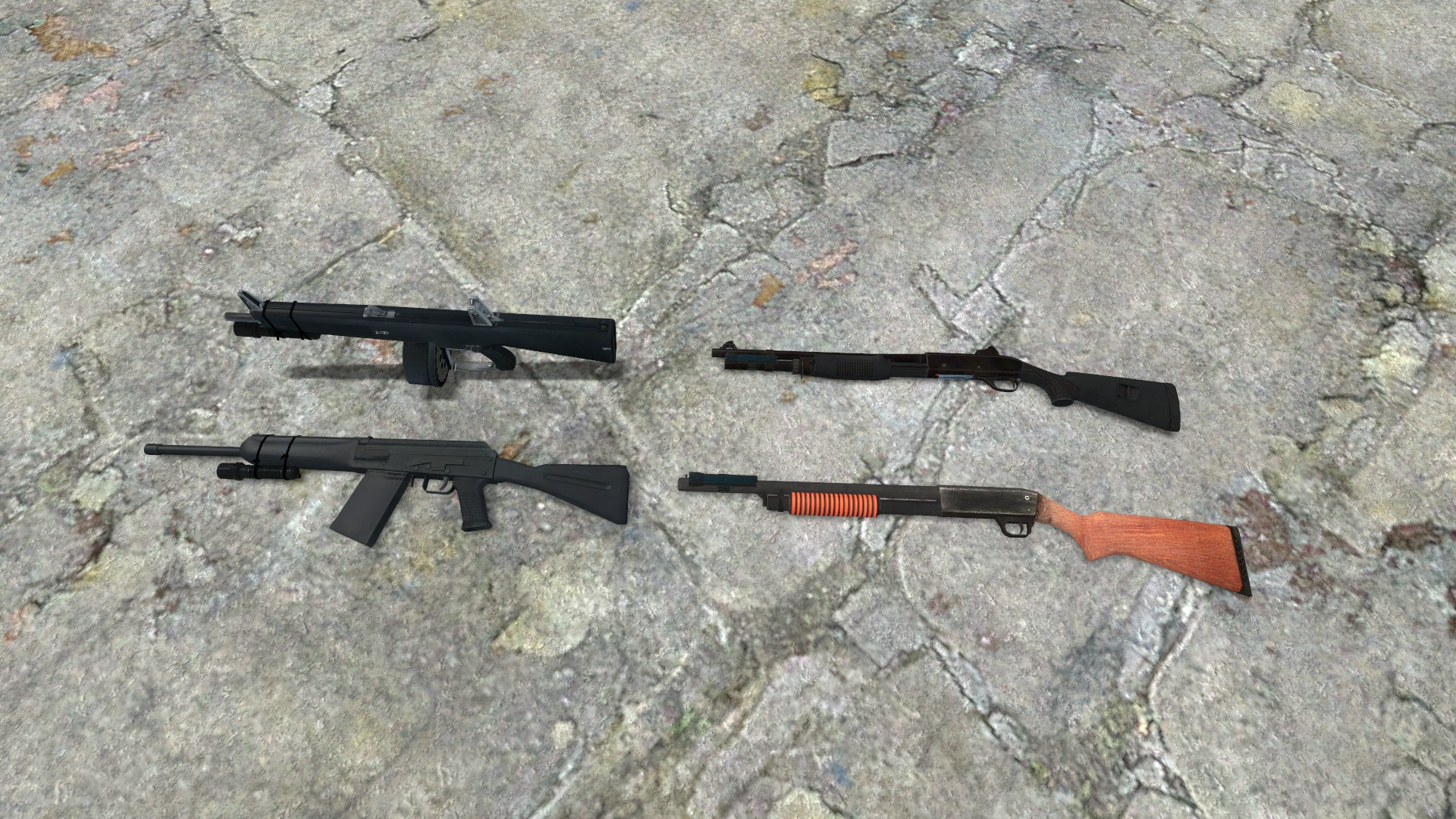 Enhanced Left 4 Dead Survivors Weapon Props Pack Mod for Garry's Mod ...