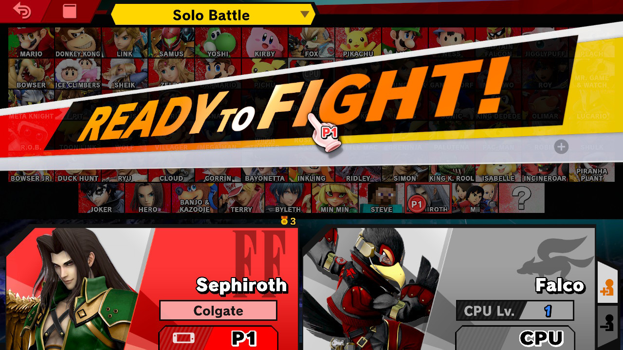 Loki inspired Sephiroth (Added Material Edition) Mod for Super Smash ...