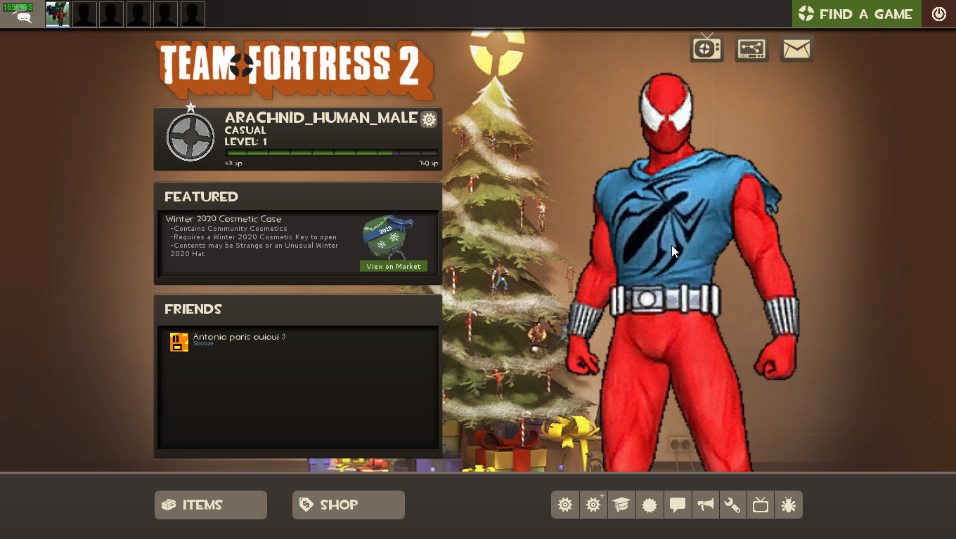 SPiderman Menu characters [Team Fortress 2] [Mods]