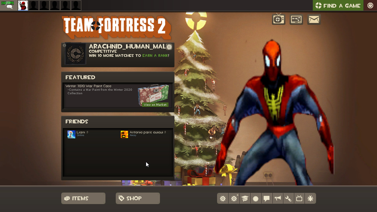 SPiderman Menu characters [Team Fortress 2] [Mods]
