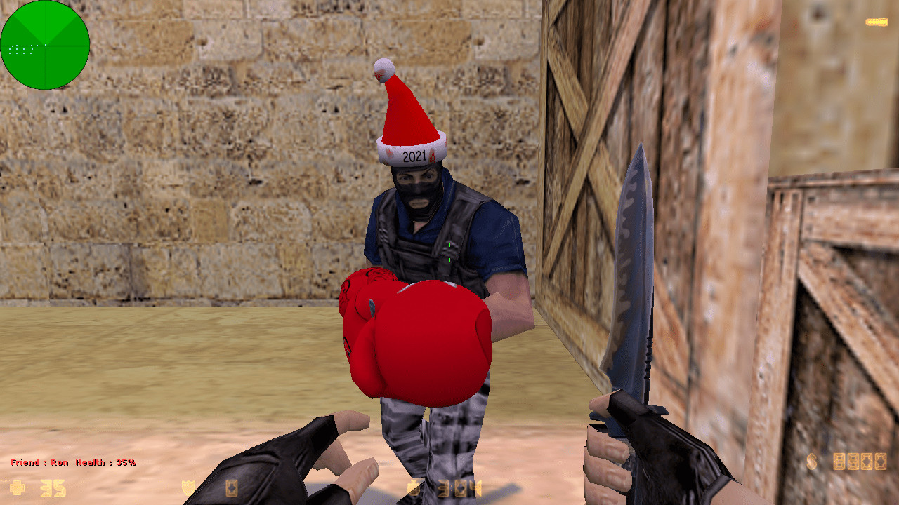 cs 1.6 player boxes and santa hat Mod for Counter-Strike 1.6 | CS1.6 Mods