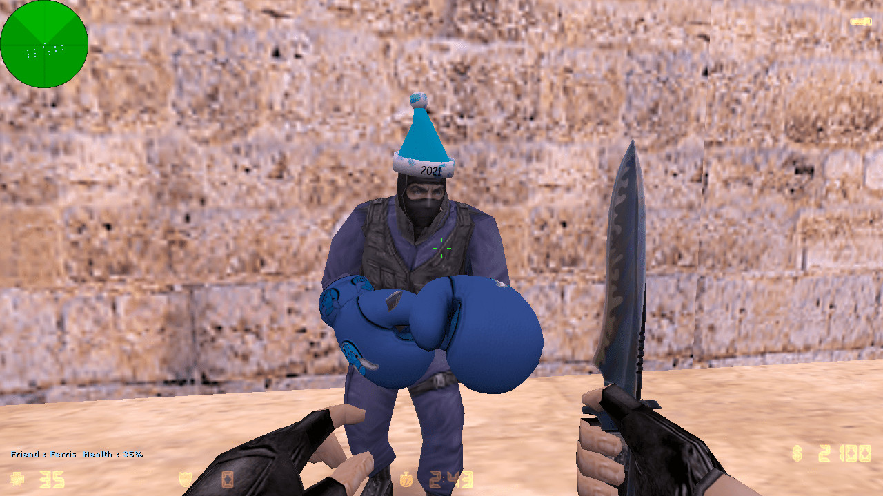 cs 1.6 player boxes and santa hat Mod for Counter-Strike 1.6 | CS1.6 Mods