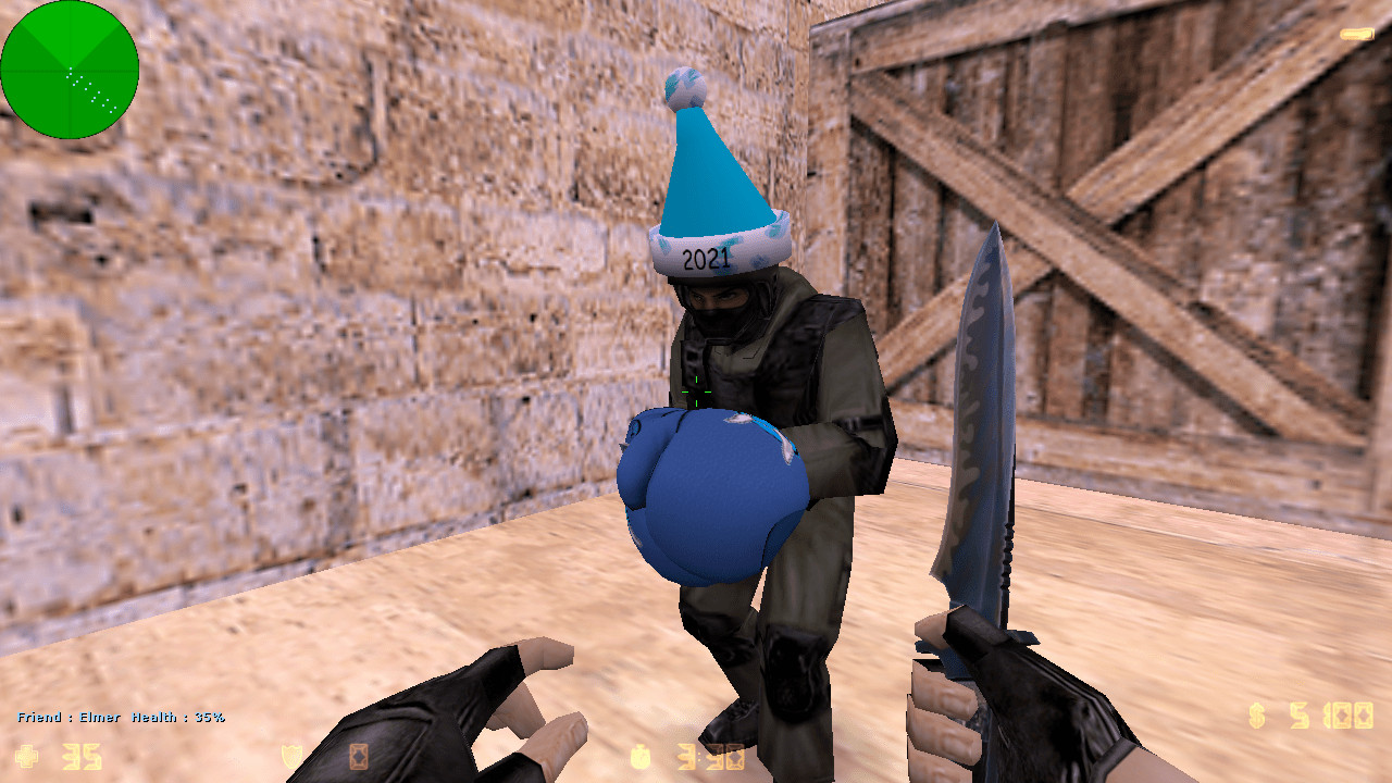 cs 1.6 player boxes and santa hat Mod for Counter-Strike 1.6 | CS1.6 Mods