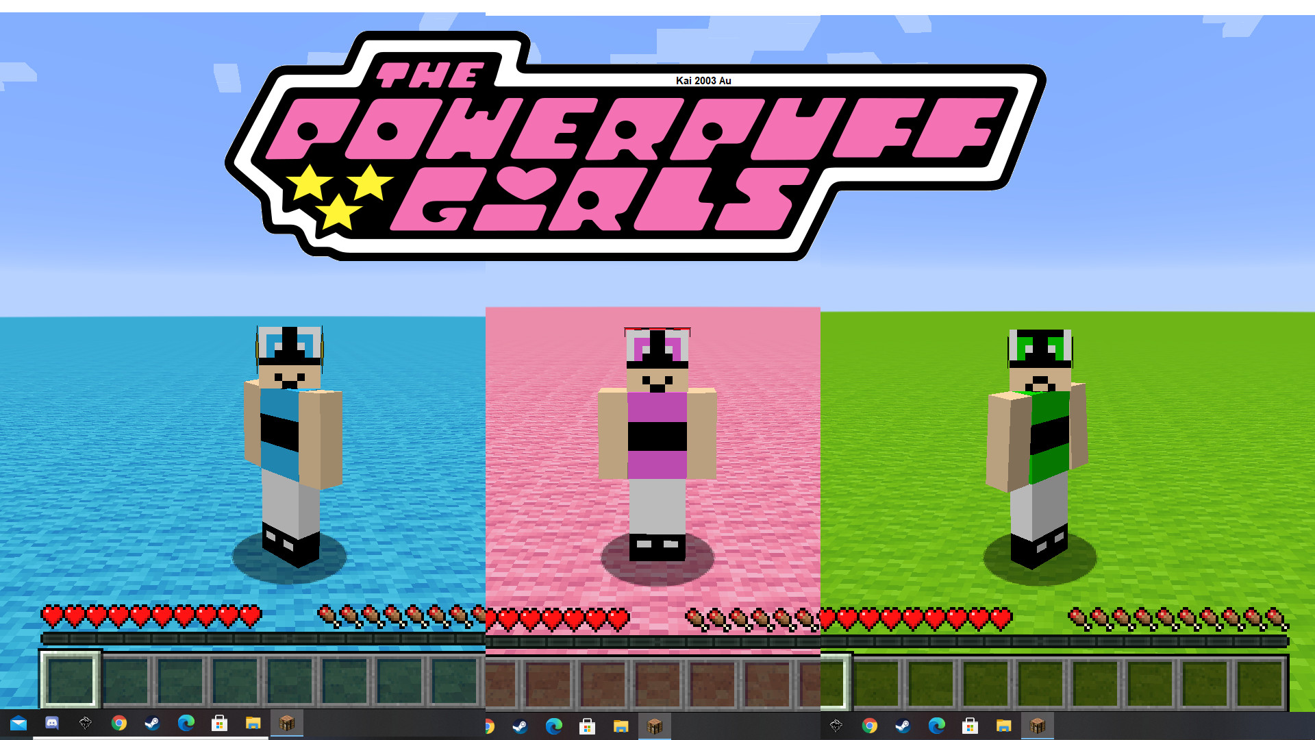 The Powerpuff Girls Skin Mods Mod for Minecraft: Java Edition | MC Mods