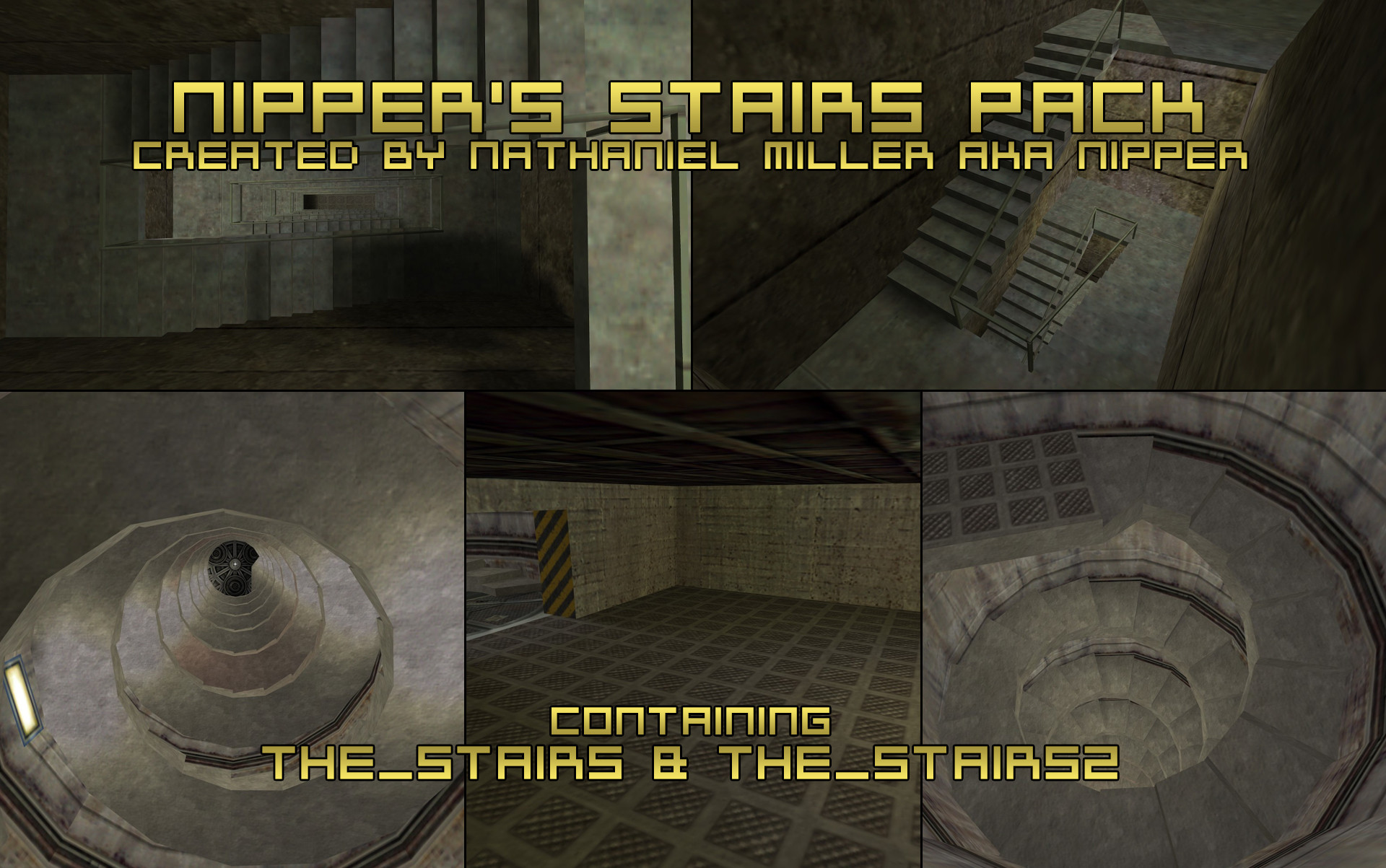 NIPPER's Stairs Pack Mod for Counter-Strike 1.6 | CS1.6 Mods