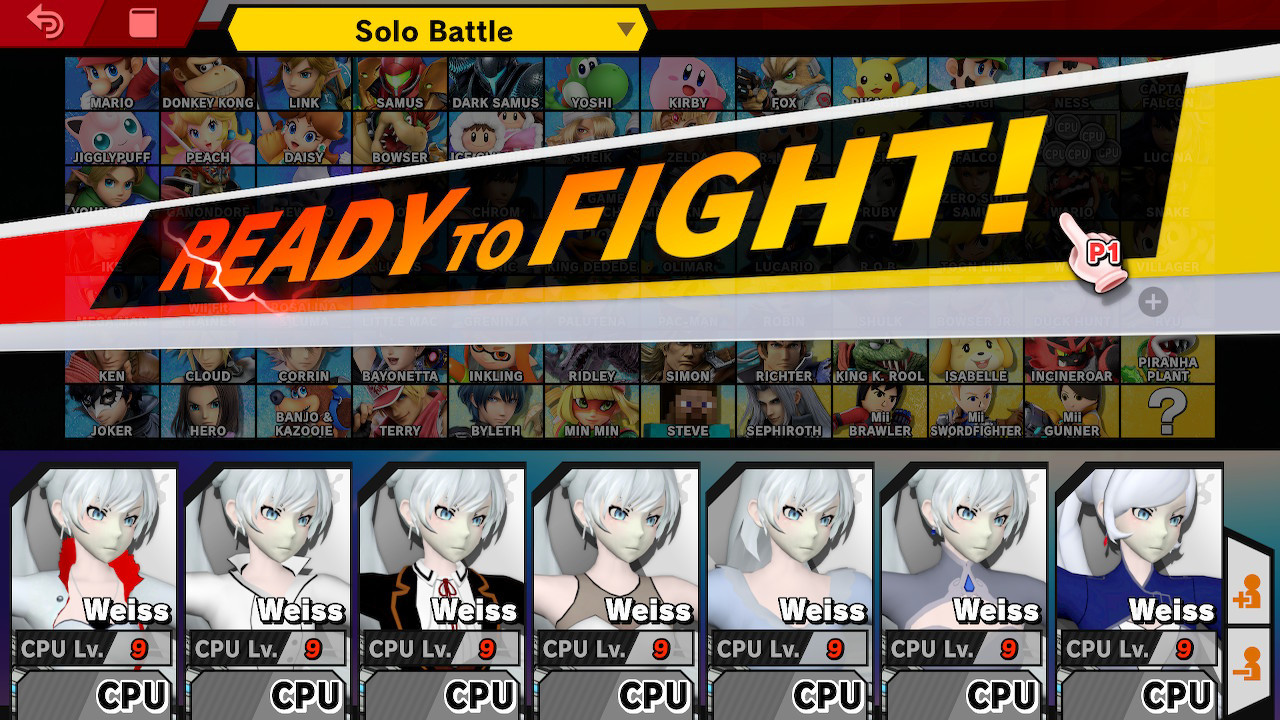 Weiss Schnee (RWBY) Mod for Super Smash Bros. Ultimate | SSBU Mods