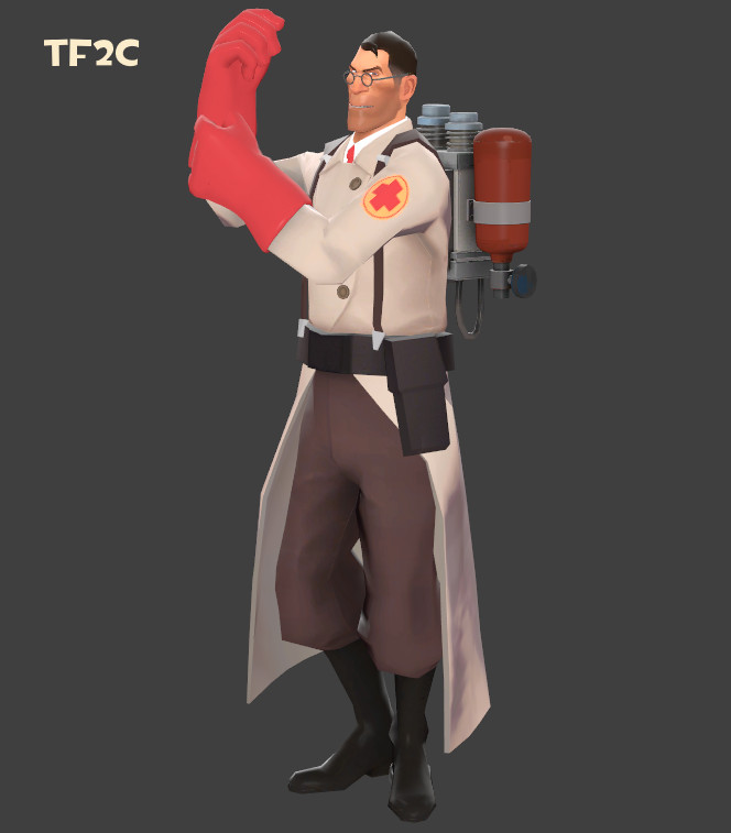 High Poly Non-HWM Playermodels! (Live TF2 Port) Mod for Team Fortress 2 ...