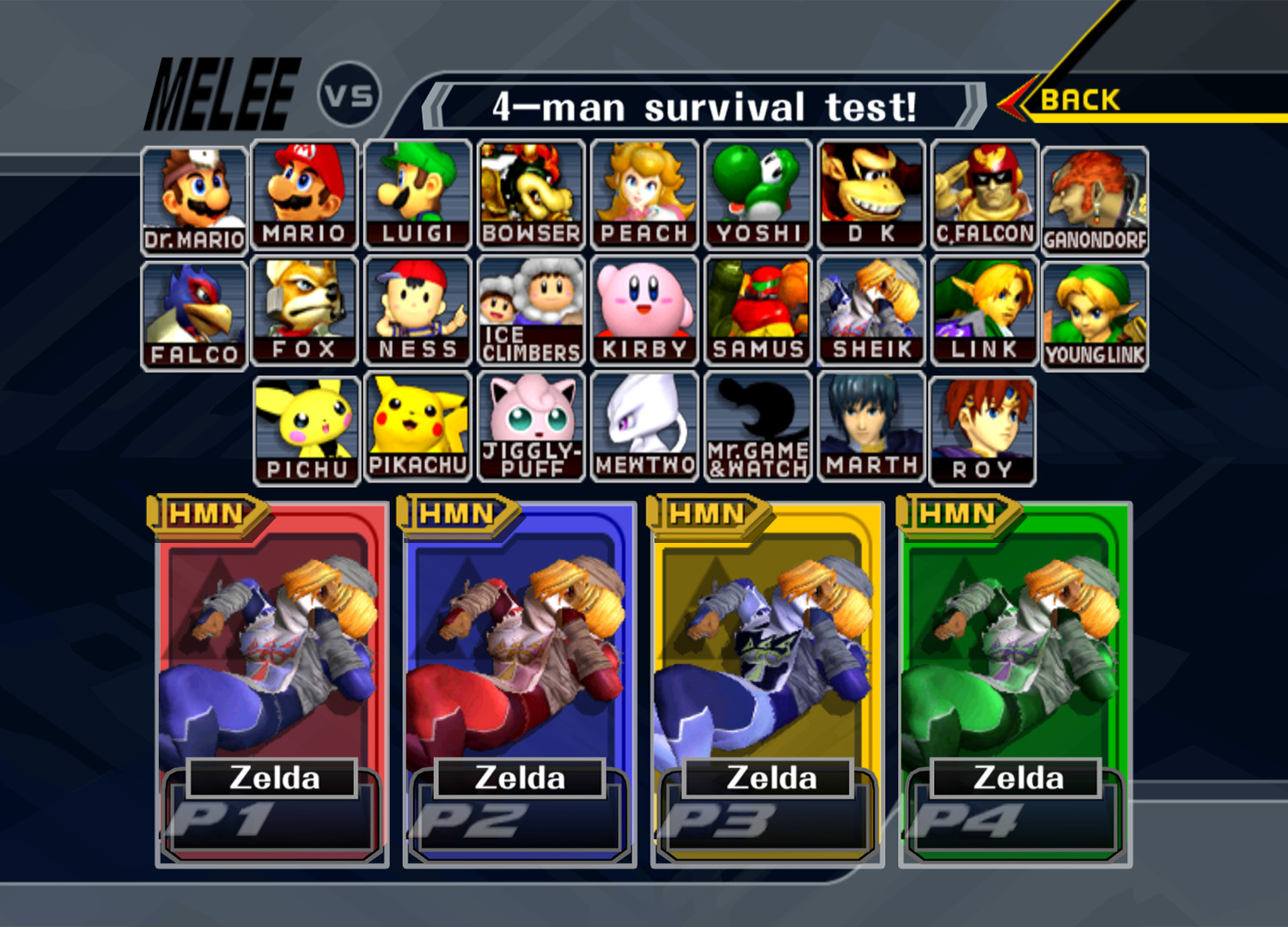 Authentic Sheik CSS (Icon + Portraits) Mod for Super Smash Bros. Melee ...