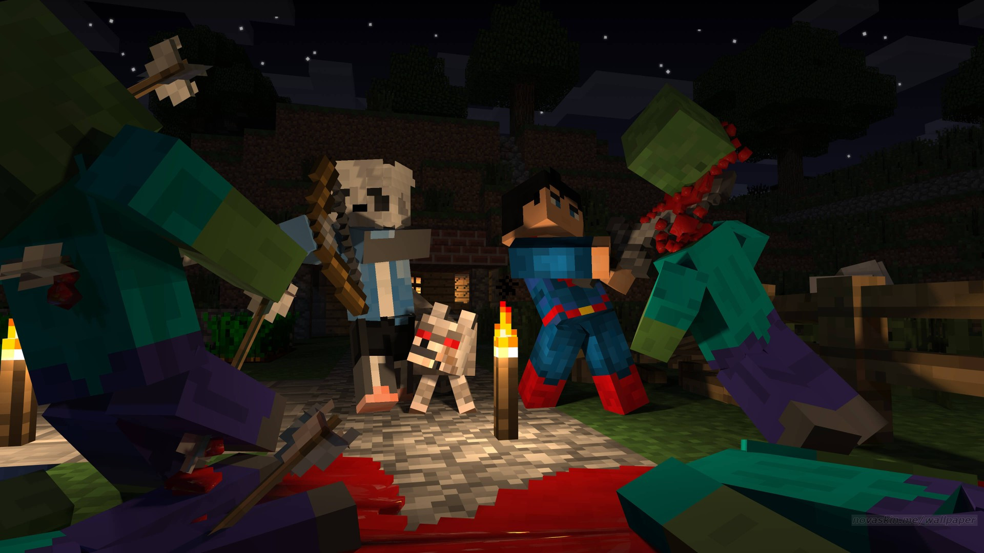 Santa, Sans and Superman Mod for Minecraft: Java Edition | MC Mods