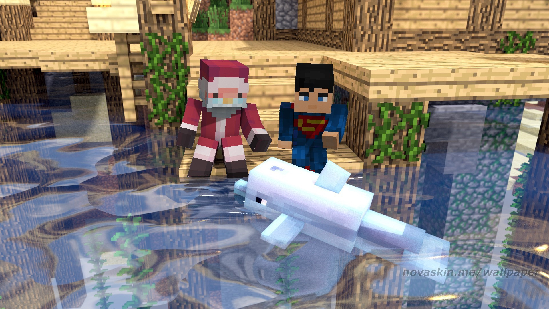 Santa, Sans and Superman Mod for Minecraft: Java Edition | MC Mods