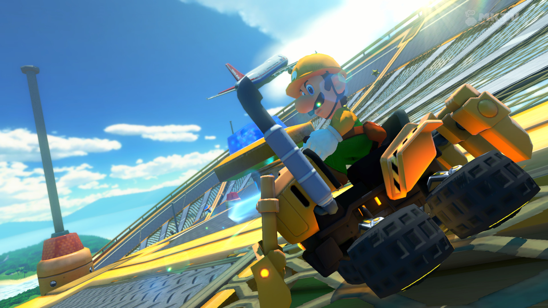 Builder Luigi from MKT Mod for Mario Kart 8 | MK8 Mods