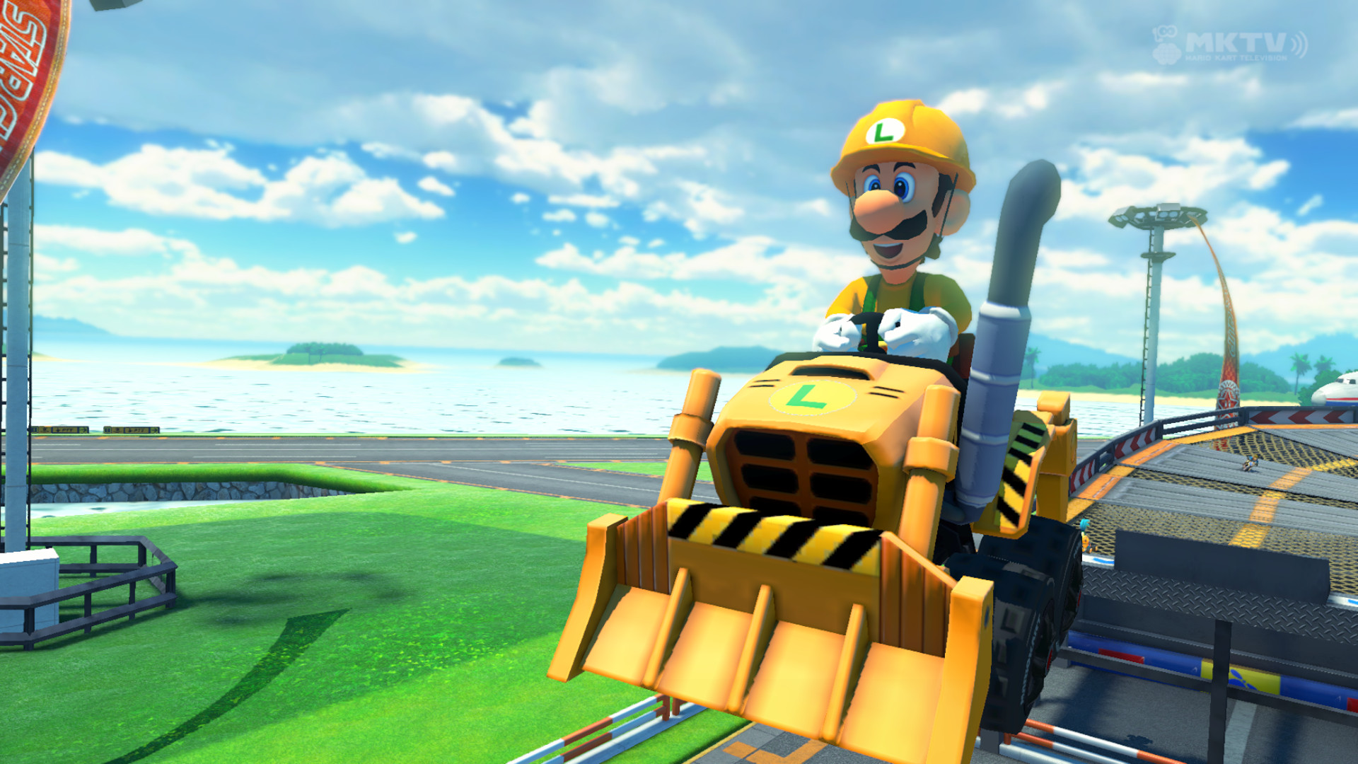 Builder Luigi from MKT Mod for Mario Kart 8 | MK8 Mods