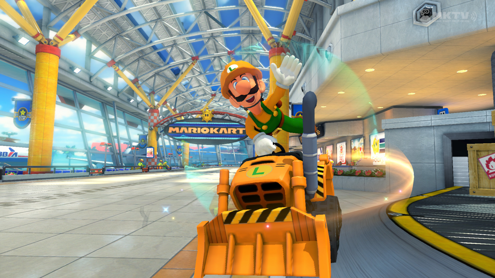 Builder Luigi from MKT Mod for Mario Kart 8 | MK8 Mods