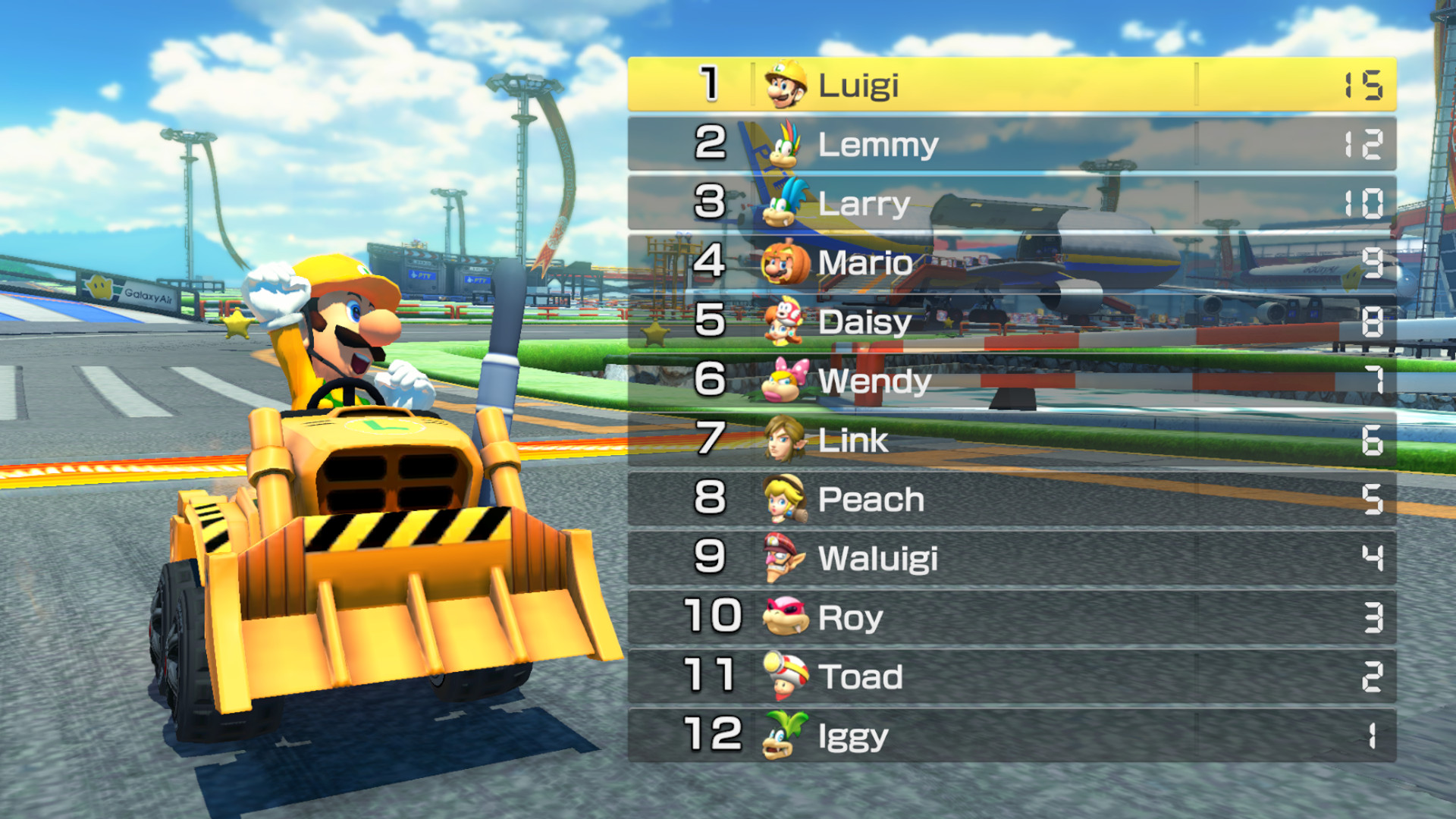 Builder Luigi from MKT Mod for Mario Kart 8 | MK8 Mods