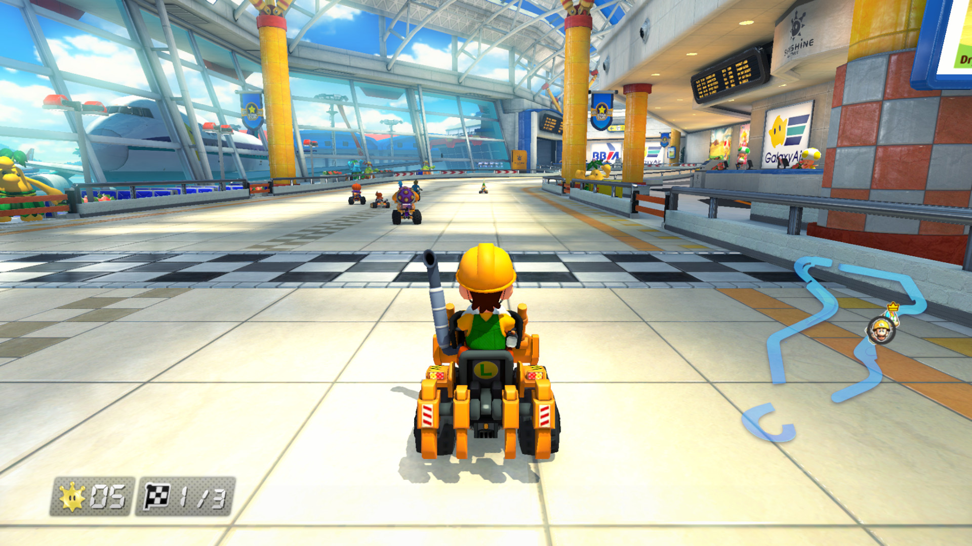 Builder Luigi from MKT Mod for Mario Kart 8 | MK8 Mods
