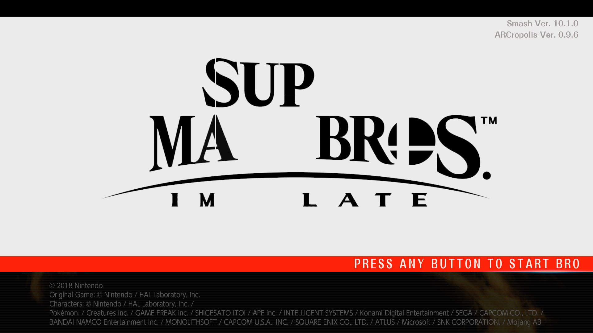 Sup Ma Bros. Title Mod for Super Smash Bros. Ultimate | SSBU Mods
