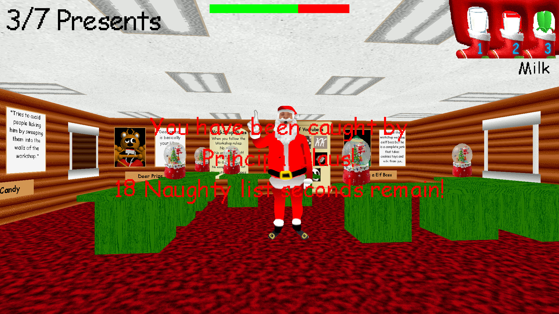 Elf Baldi's Basics in Christmas and presents Mod for Baldi's Basics ...
