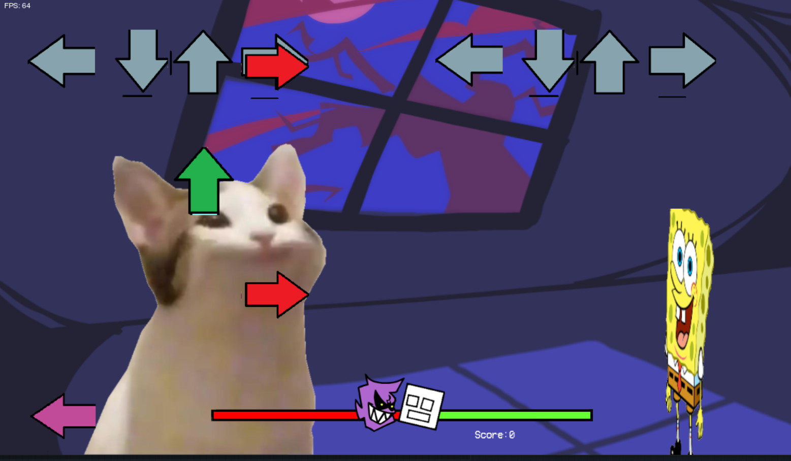 MS PAINT arrows Mod for Friday Night Funkin' | FNF Mods