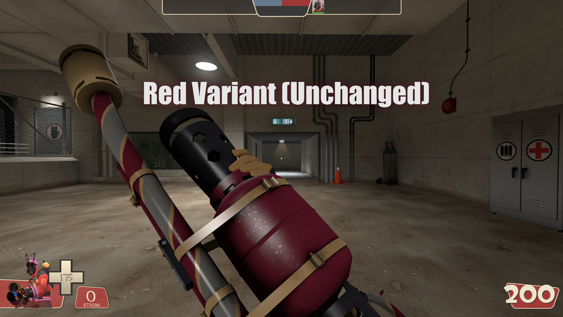 Saccharine Striped BLU Team Recolor Mod for Team Fortress 2 | TF2 Mods