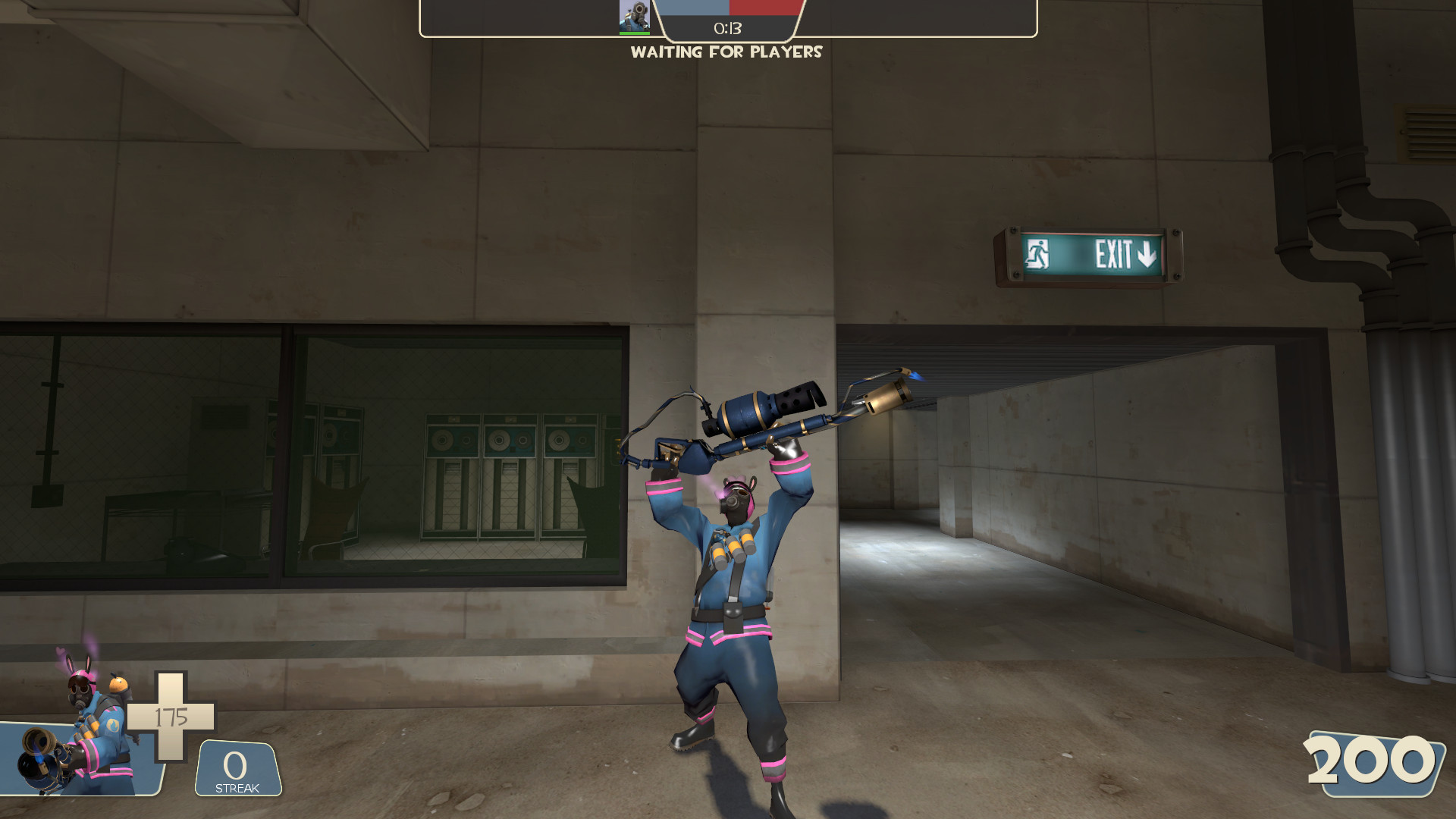 Saccharine Striped BLU Team Recolor Mod for Team Fortress 2 | TF2 Mods
