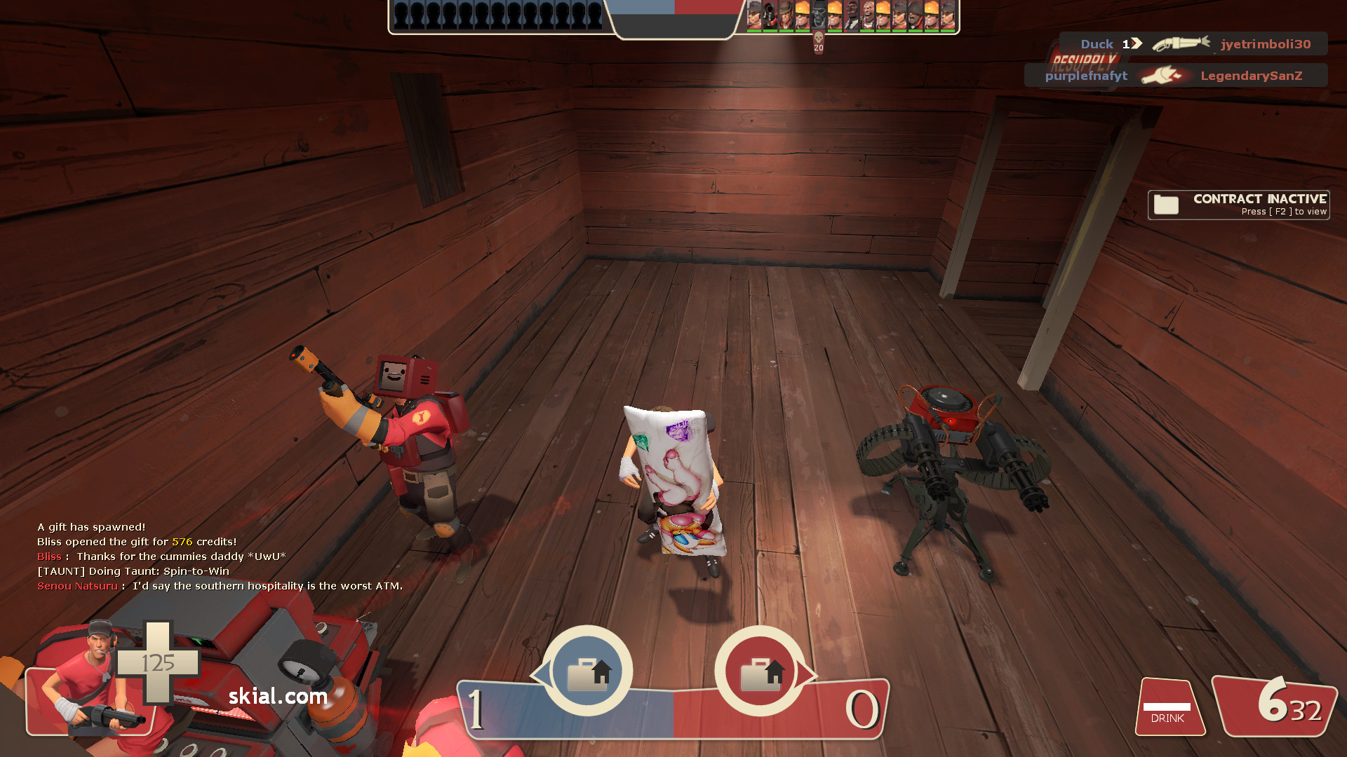 [NSFW] Furry Bodypillow [Spin-To-Win] [Team Fortress 2] [Mods]