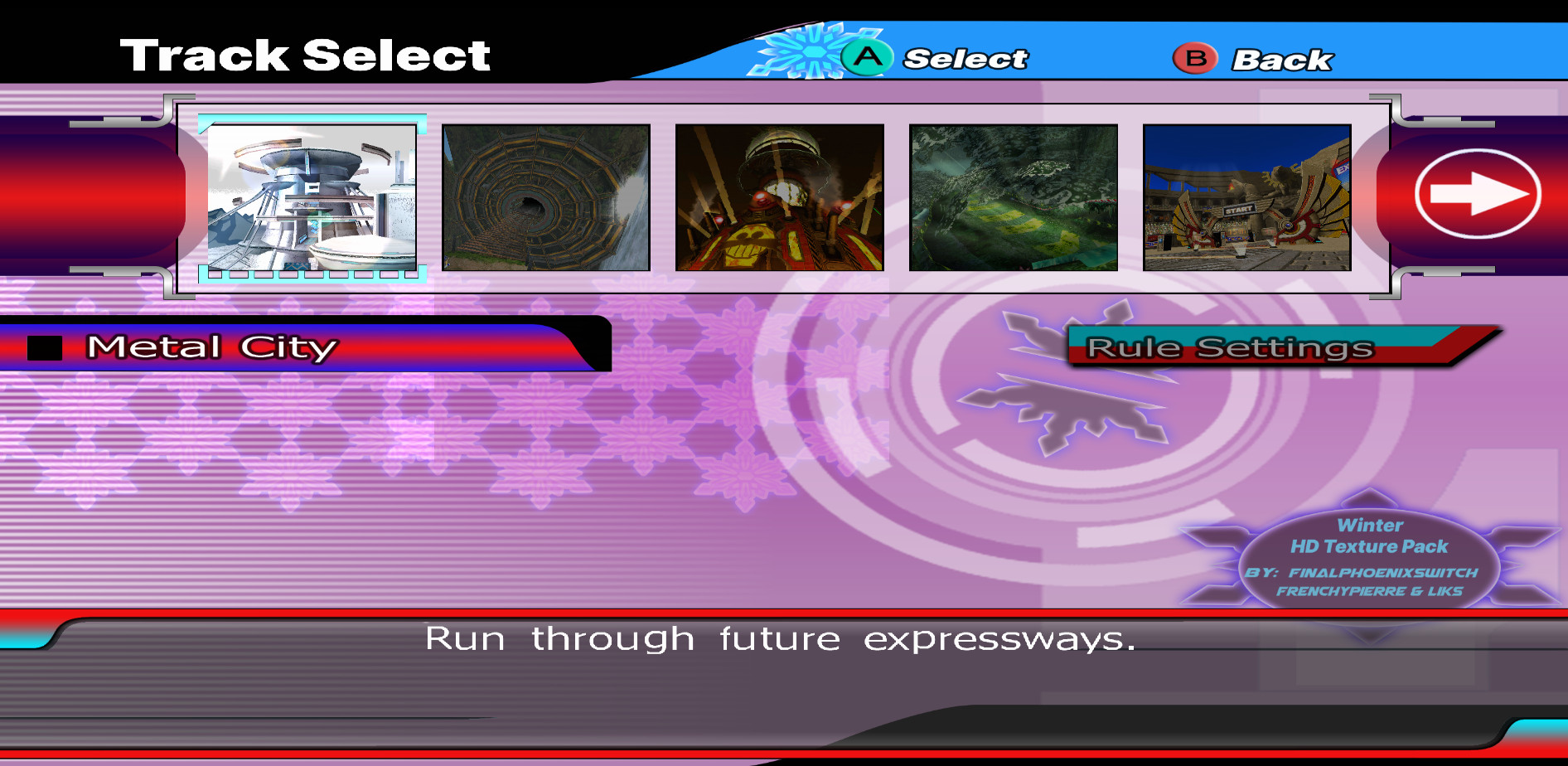 Winter HD Texture Pack Mod for Sonic Riders (GameCube) | SR-GC Mods