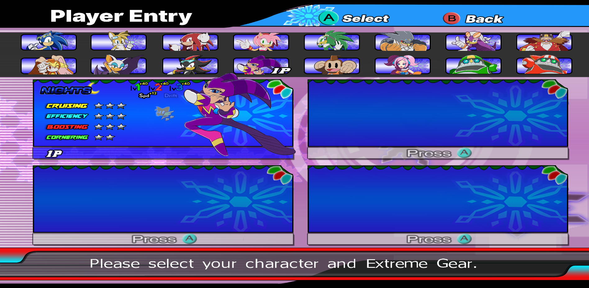 Winter HD Texture Pack Mod for Sonic Riders (GameCube) | SR-GC Mods