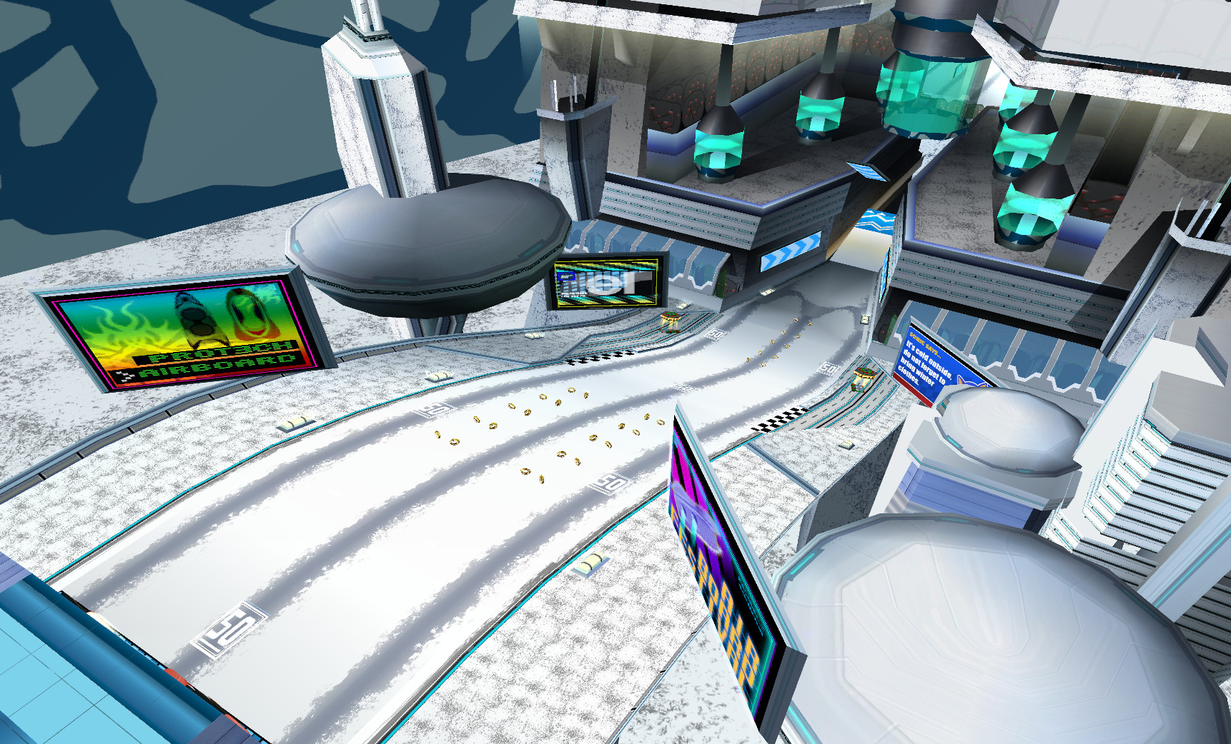 Winter HD Texture Pack Mod for Sonic Riders (GameCube) | SR-GC Mods