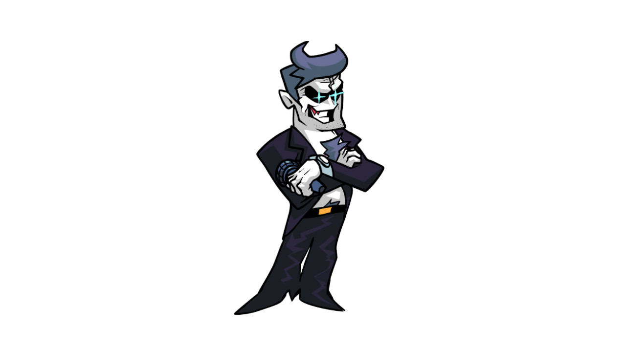 White Dad, Blue Eyes Mod for Friday Night Funkin' | FNF Mods