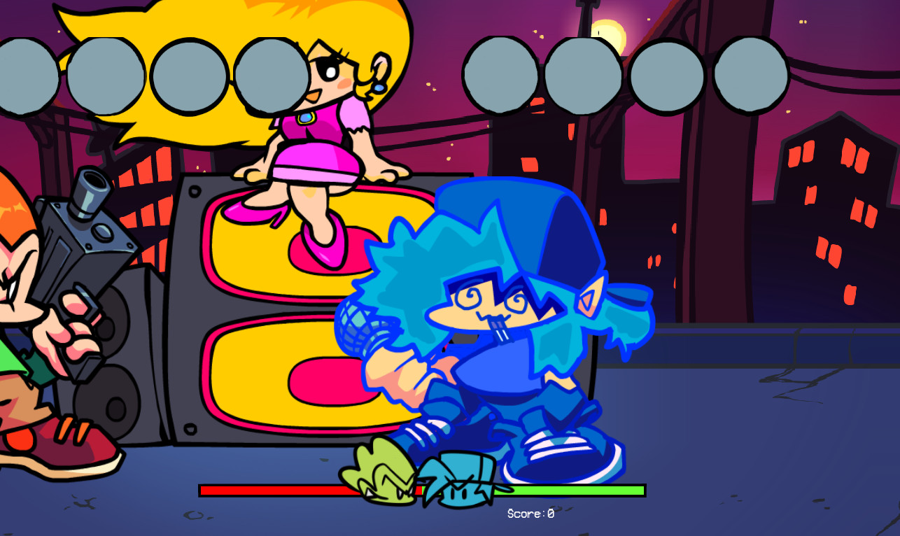 Princess Peach as Girlfriend Mod for Friday Night Funkin' | FNF Mods