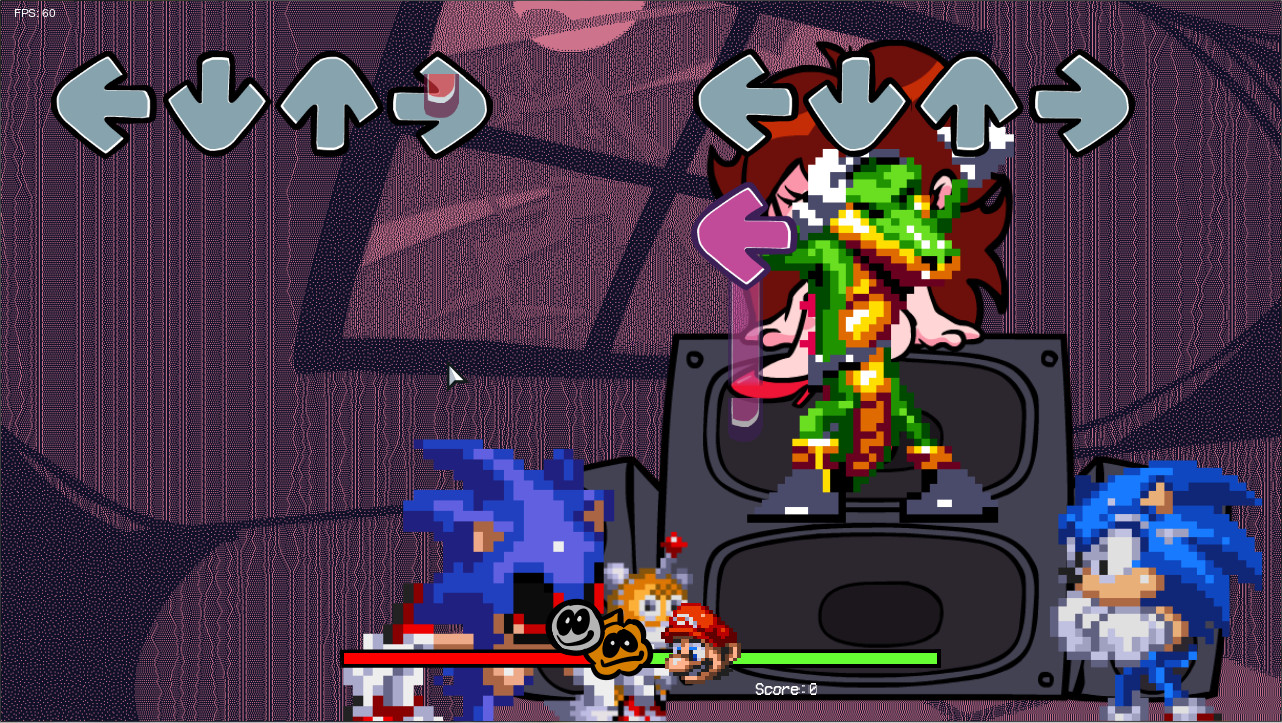 Pixel Exe & Tails Doll Mod! Mod for Friday Night Funkin' | FNF Mods