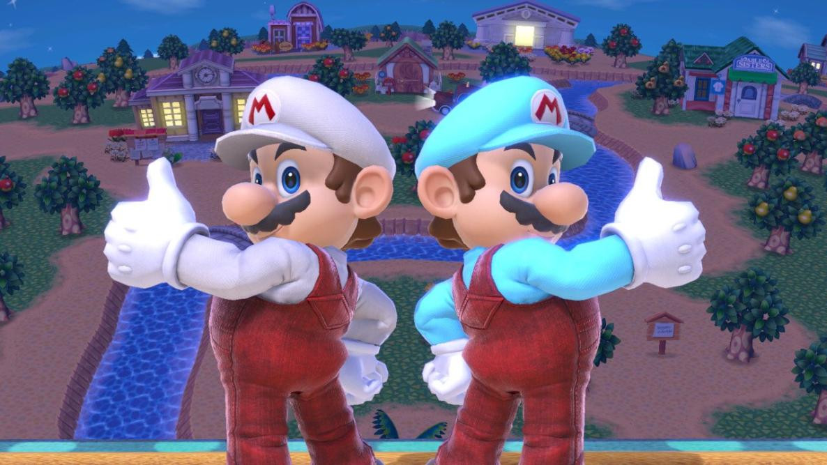 Fire Mario + Ice Mario Mod for Super Smash Bros. Ultimate | SSBU Mods