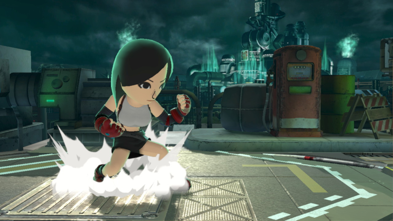 Better Tifa Mii Costume Mod for Super Smash Bros. Ultimate | SSBU Mods