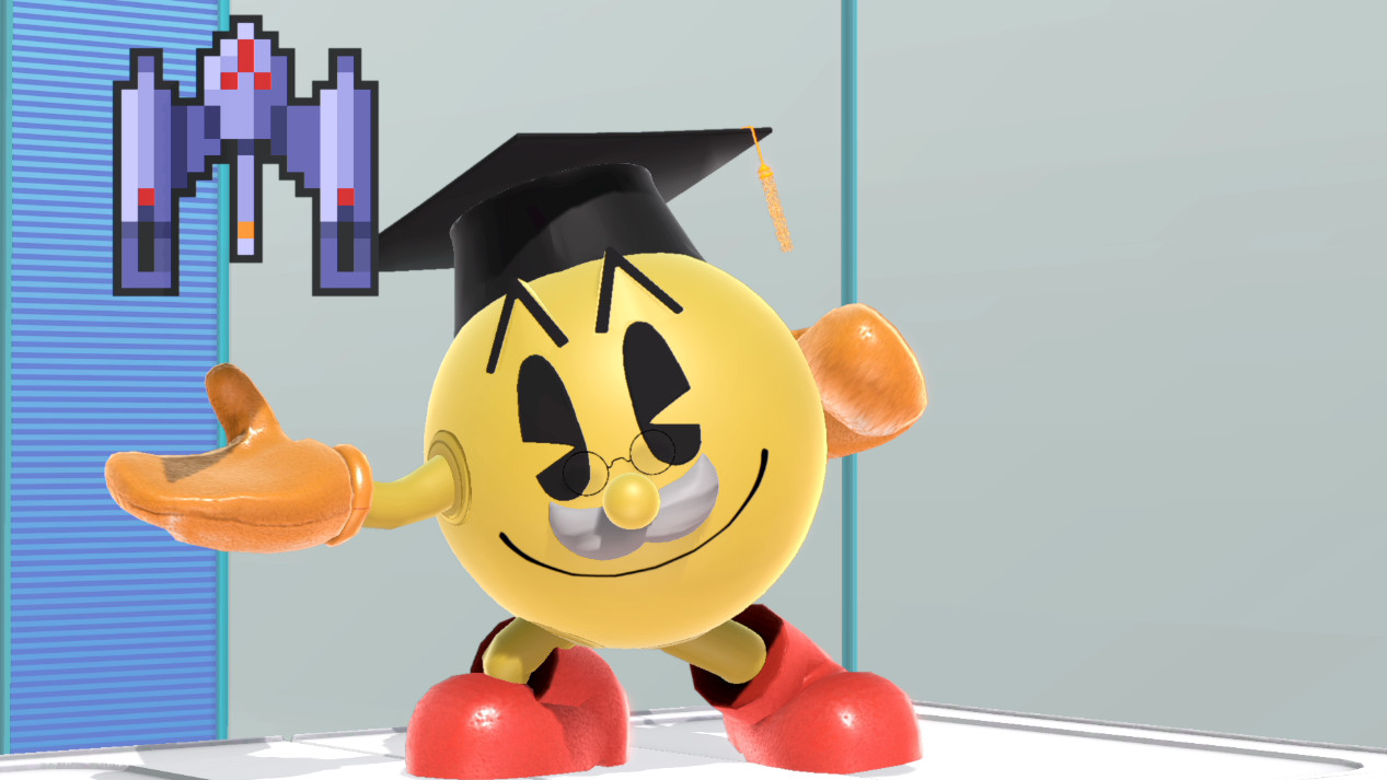 Professor PAC-Man [Super Smash Bros. Ultimate] [Mods]