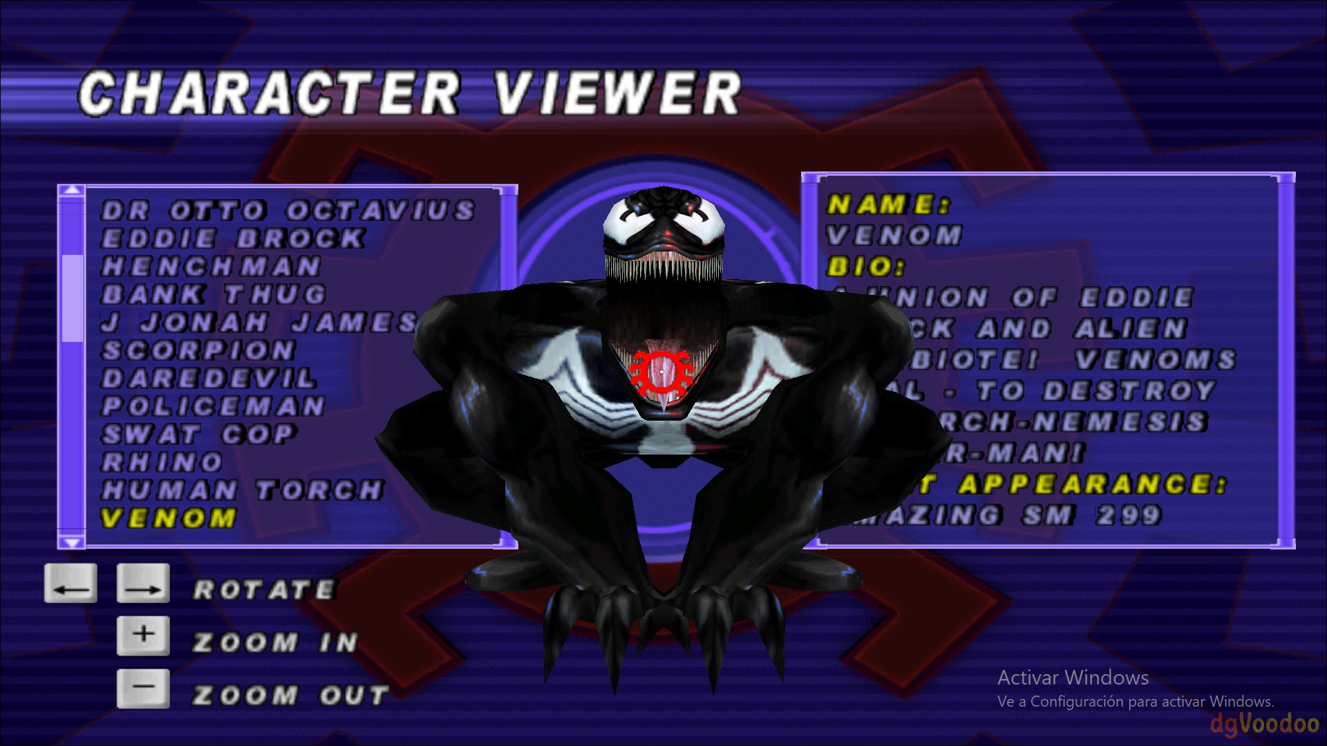 Venom (1994 TAS) Mod for Spider-Man 2000 | SM2000 Mods