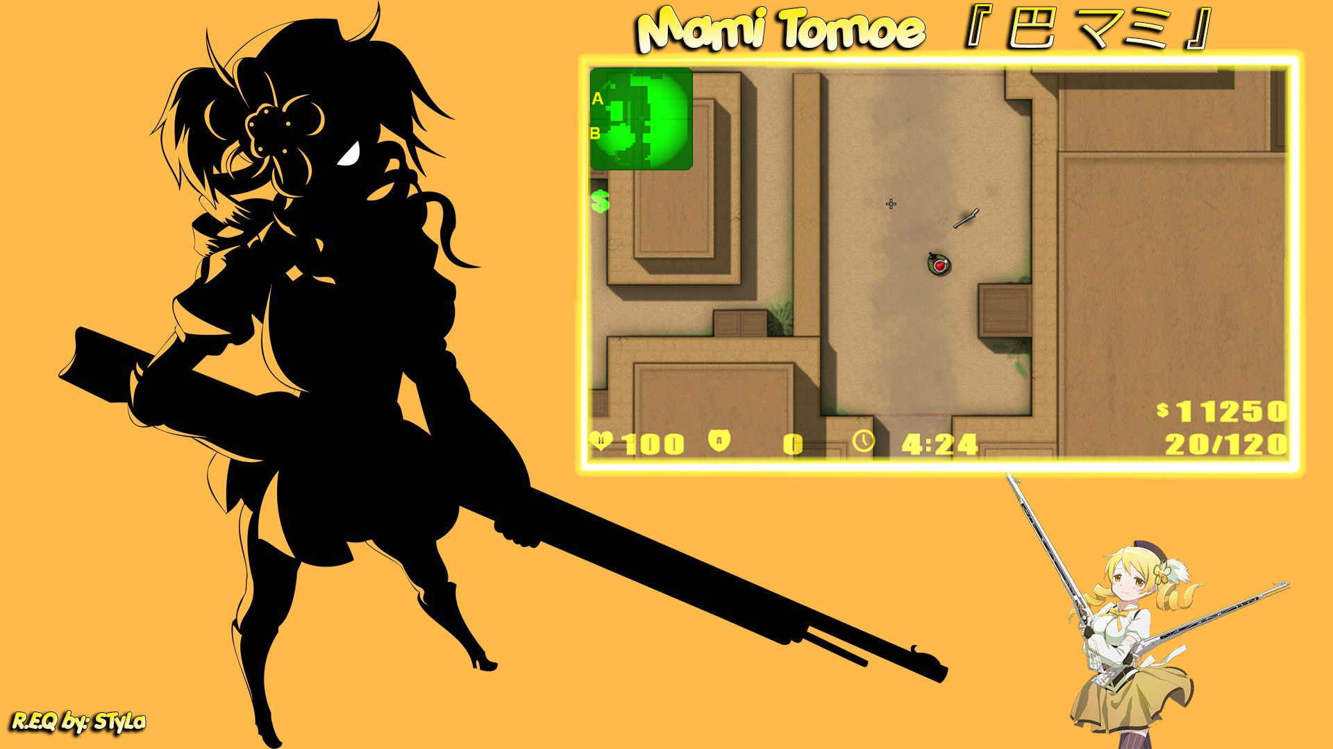 Mami Tomoe's Gun Mod for CS2D | CS2D Mods