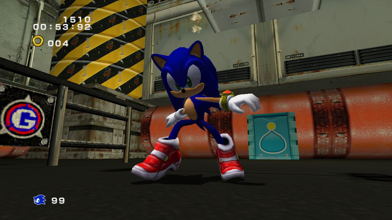 Improved Sonic Model Mod for Sonic Adventure 2 | SA2 Mods